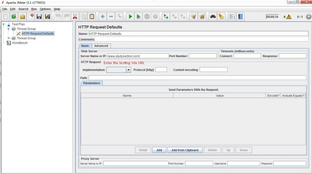 Testing The Login Page Using Load Testing Application