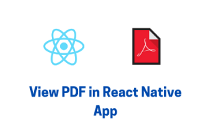 View PDF in React Native App