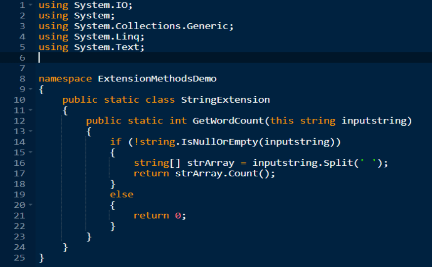 Extension Methods In C StudySection Blog