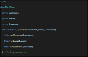 Private Class Data pattern with an example in PHP